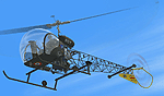 FS2004 French Army Bell 47G-2 - FS2004 Helicopters - FlightSim.Com