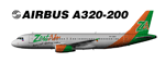 FS2004 Zest Air Airbus A320-200 - FS2004 Jetliners - FlightSim.Com