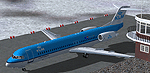 FS2004 KLM Cityhopper Fokker 100 - FS2004 Jetliners - FlightSim.Com