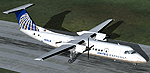 FS2004 United Express DeHavilland Dash 8-300 - FS2004 Turboprops ...