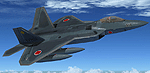FSX JASDF F-22A Raptor - FSX Modern Military - FlightSim.Com
