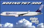 FS2004 LAN Airlines 767-300 One World Logojet - FS2004 Jetliners ...
