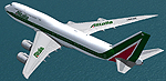 FS2004/FSX Alitalia Boeing 747-800 - FS2004 Jetliners - FlightSim.Com