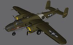 FSX Static B-25 Scenery Object - FSX Scenery Objects - FlightSim.Com