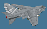 FS2004/FSX US Navy LTV Vought A-7 VA-22 400NH - FS2004 Modern Military ...