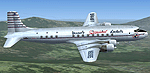 FSX Braniff Douglas DC-6 Delivery Textures - FSX Propliners - FlightSim.Com