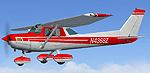 FSX Red/White Cessna 152 II - FSX General Aviation - FlightSim.Com