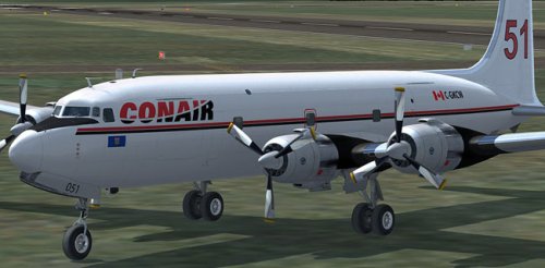 Prepar3D Conair Douglas DC-6A - Prepar3D Aircraft - FlightSim.Com
