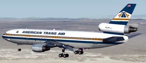 FSX/P3D American Trans Air 1983 Douglas DC-10-10 - FSX Jetliners ...