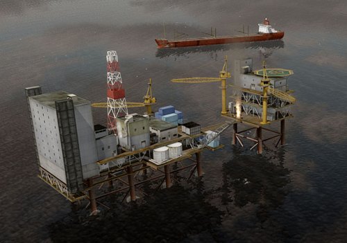 FSX Scenery--Australian Offshore Oil And Gas Platforms 1.0 - FSX ...