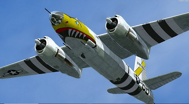Prepar3D Martin B-26 Marauder "Big Hairy Bird" - Prepar3D Aircraft ...