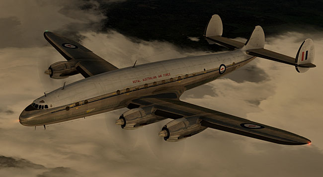 FSX/P3D RAAF A65-792 Lockheed Constellation - FSX Modern Military ...