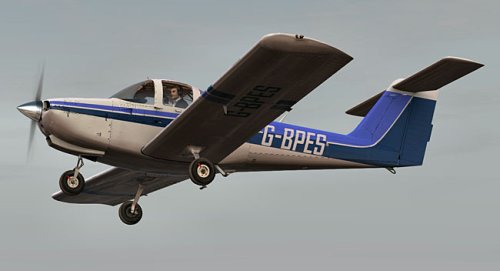 FSX Piper PA38 Tomahawk G-BPES - FSX General Aviation - FlightSim.Com