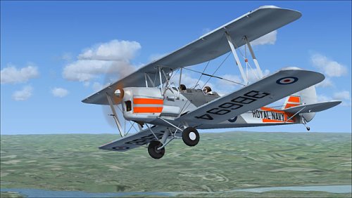 FSX DeHavilland Tiger Moth BB694 - FSX Early Aircraft - FlightSim.Com