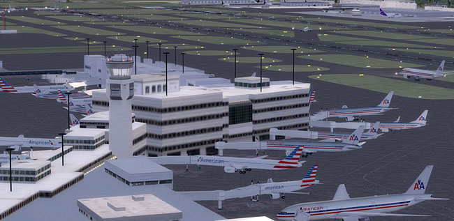 P3D Scenery--KMIA - Miami International Airport - Prepar3D Scenery ...