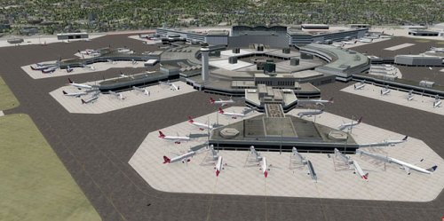 P3D Scenery--KSFO - San Francisco International Airport - Prepar3D ...