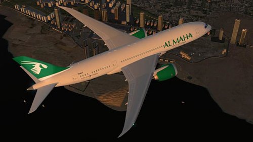 X-Plane Al Maha Airways Boeing 787 - X-Plane Jet Airliners - FlightSim.Com