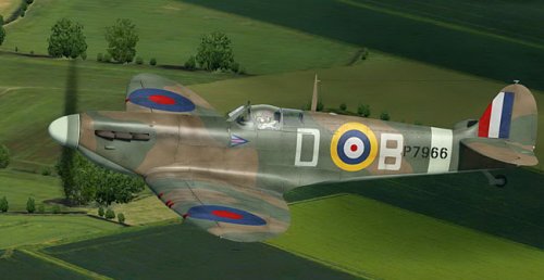 FSX/P3D Spitfire Mk.IIA P7966/DB - FSX Warbirds - FlightSim.Com
