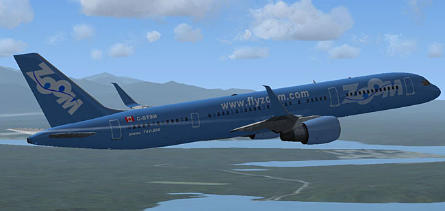 FS2004/FSX Zoom Airlines Boeing 757-28A - FS2004 Jetliners - FlightSim.Com