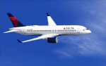 FSX Delta Airlines Airbus A220-100 - FSX Jetliners - FlightSim.Com