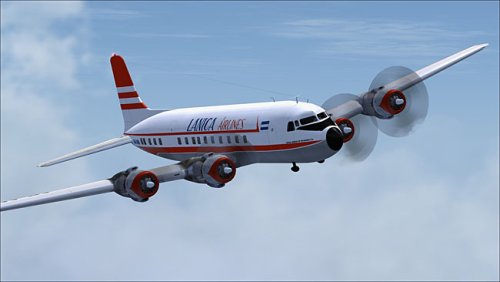 FS2004/FSX/P3D Lanica Douglas DC-6 1965 - FS2004 Propliners - FlightSim.Com