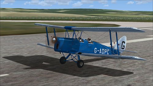 FSX DeHavilland Tiger Moth G-ADPV - FSX Early Aircraft - FlightSim.Com