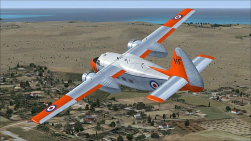 FSX Royal Navy Hunting Percival Sea Prince WP320 - FSX Modern Military ...