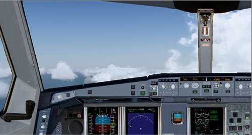 FS2004/FSX/PD3 Airbus A339 2D Half Panel - FS2004 Panels - FlightSim.Com