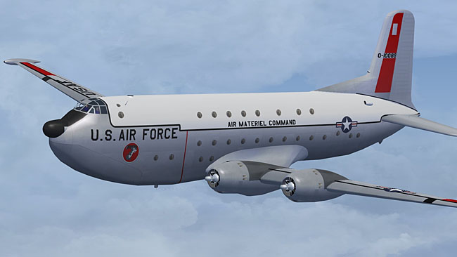FSX/P3D USAF Douglas C-124C Air Materiel Command - FSX Modern Military ...