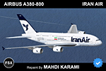FSX Iran Air Airbus A380-800 - FSX Jetliners - FlightSim.Com