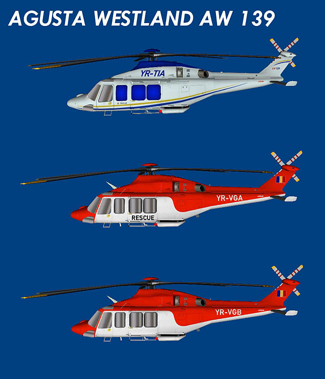 FS2004 Romanian Agusta Westland AW139 - FS2004 Helicopters - FlightSim.Com