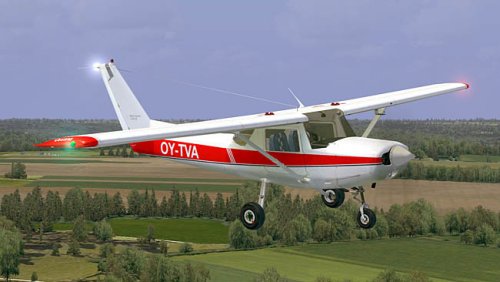 FSX/FSX-SE Cessna 152-F OY-TVA - FSX General Aviation - FlightSim.Com