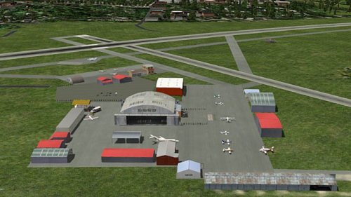 X-Plane 10 Scenery--KAUG Augusta State Airport 1.0 - X-Plane Scenery ...