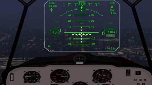 FS2004 General Aviation HUD2 Update - FS2004 Panels - FlightSim.Com