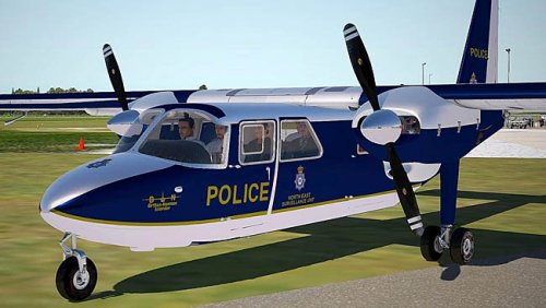 X-Plane BN-2B Britten-Norman Islander G-NESU 1.0 - X-Plane Prop ...