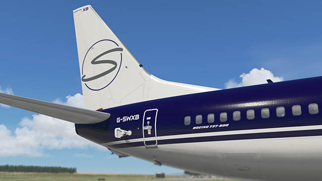 X-Plane Scottish Wings Boeing 737-800 - X-Plane Jet Airliners ...