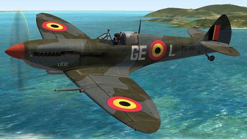 FSX/P3D v3,v4,v5 Spitfire Mk9 Longwing - FSX Warbirds - FlightSim.Com