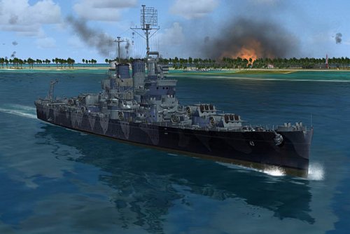 FSX/Accel Pilotable WWII Light Cruiser USS Nashville - FSX Other ...