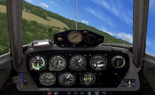 FSX 2D Panel For The Transavia PL12 AirTruk - FSX Panels - FlightSim.Com