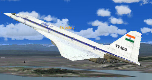 FS2004 IndiGo Tupolev-144 Aircraft - FS2004 Early Aircraft - FlightSim.Com