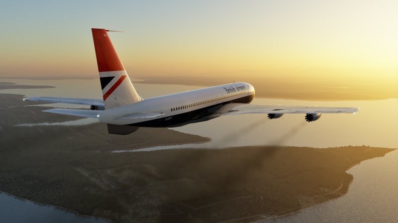 Boeing 707-320 JT-3D British Airways - X-Plane Liveries - FlightSim.Com