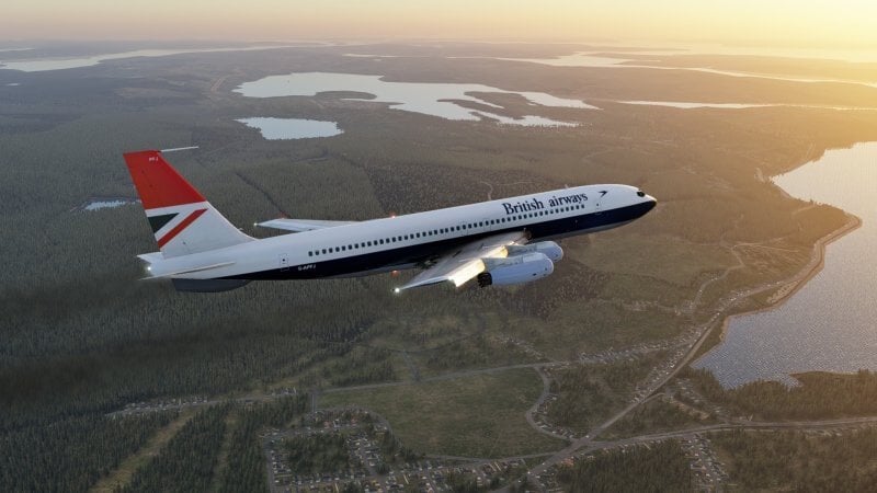 Boeing 707-320 JT-3D British Airways - X-Plane Liveries - FlightSim.Com