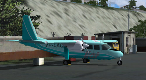 FS2004 LIAT 1972 (turquoise) BN-2 Islander for AI - FS2004 Liveries ...