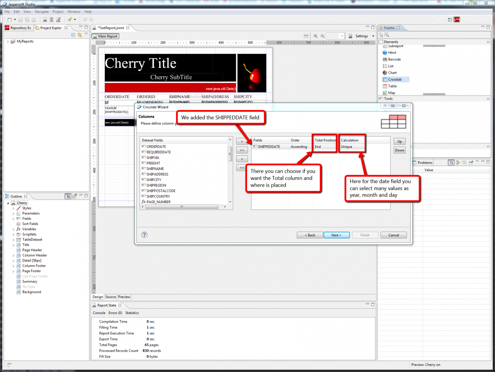 Tables and Crosstabs in Jaspersoft Studio - How-To - Jaspersoft Community