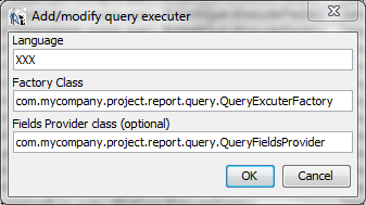 Defining a custom query executor - Products - Jaspersoft Community