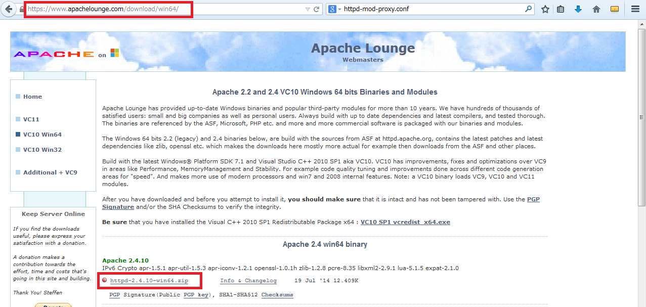 Apache HTTPサーバをTomcatの前に置きたい(mod_Proxy_ajp) - FAQs - Jaspersoft Community