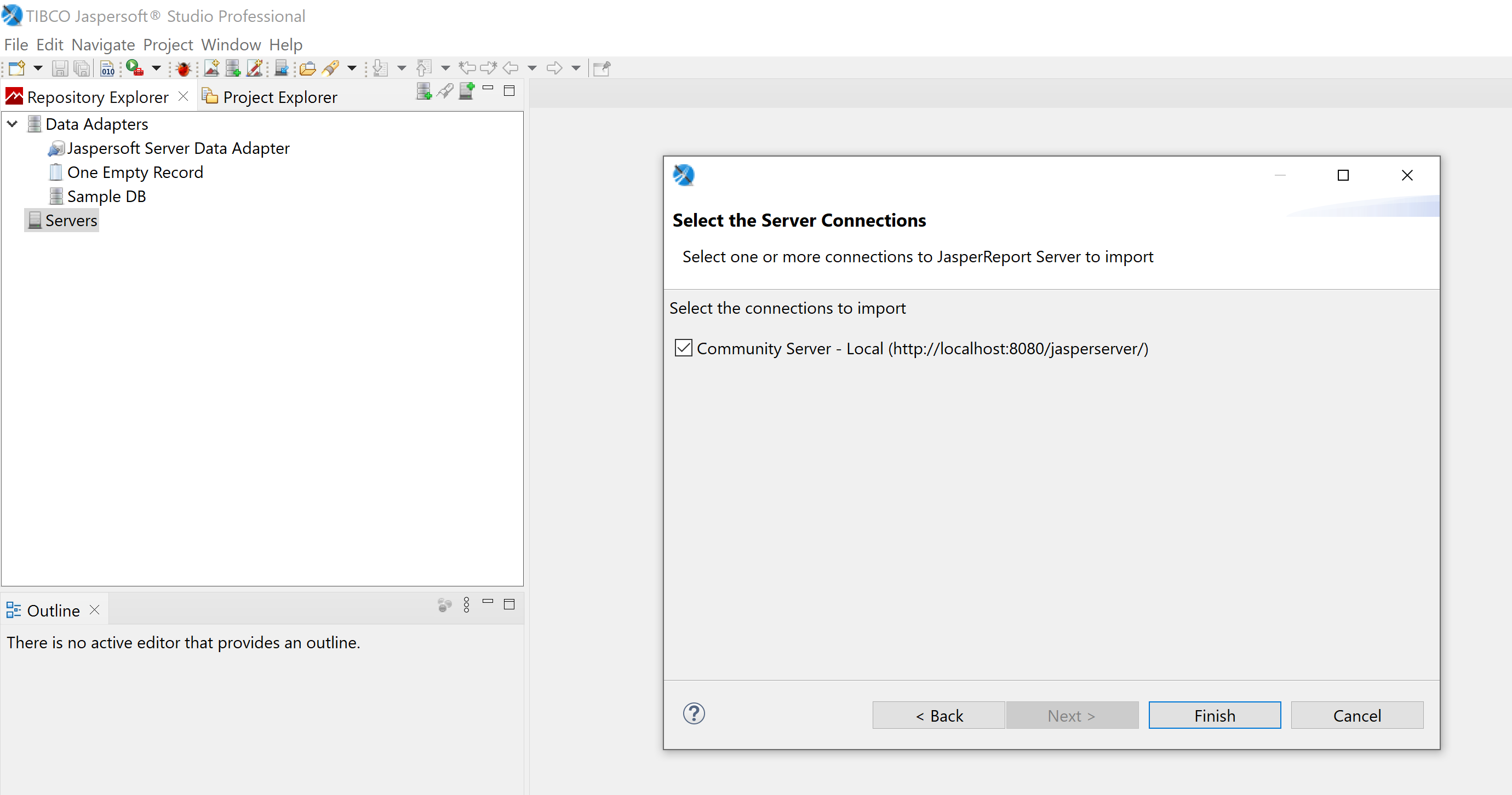 Import projects and settings from a previous version of Jaspersoft ...