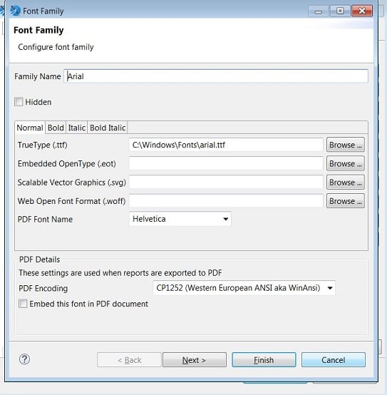 What happens if you reference a Font in a pdf but choose not to embed ...