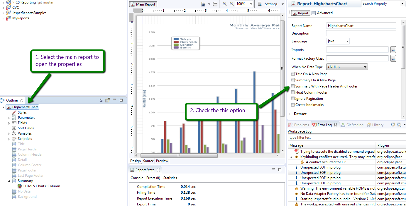 Reprint page Header and Footer on each page with report Summary band ...