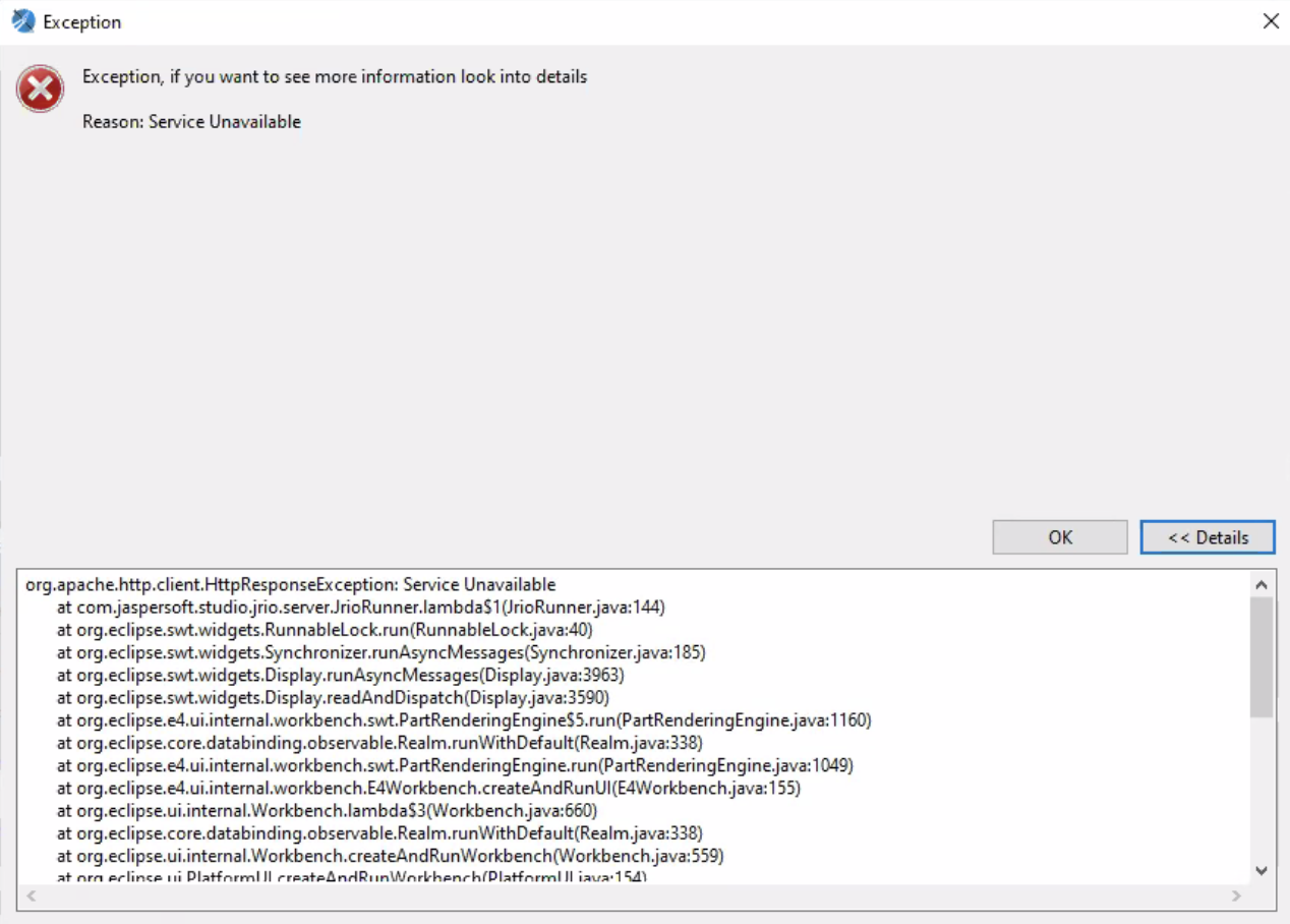 Converting a Jaspersoft Studio project to a JasperReports IO project ...